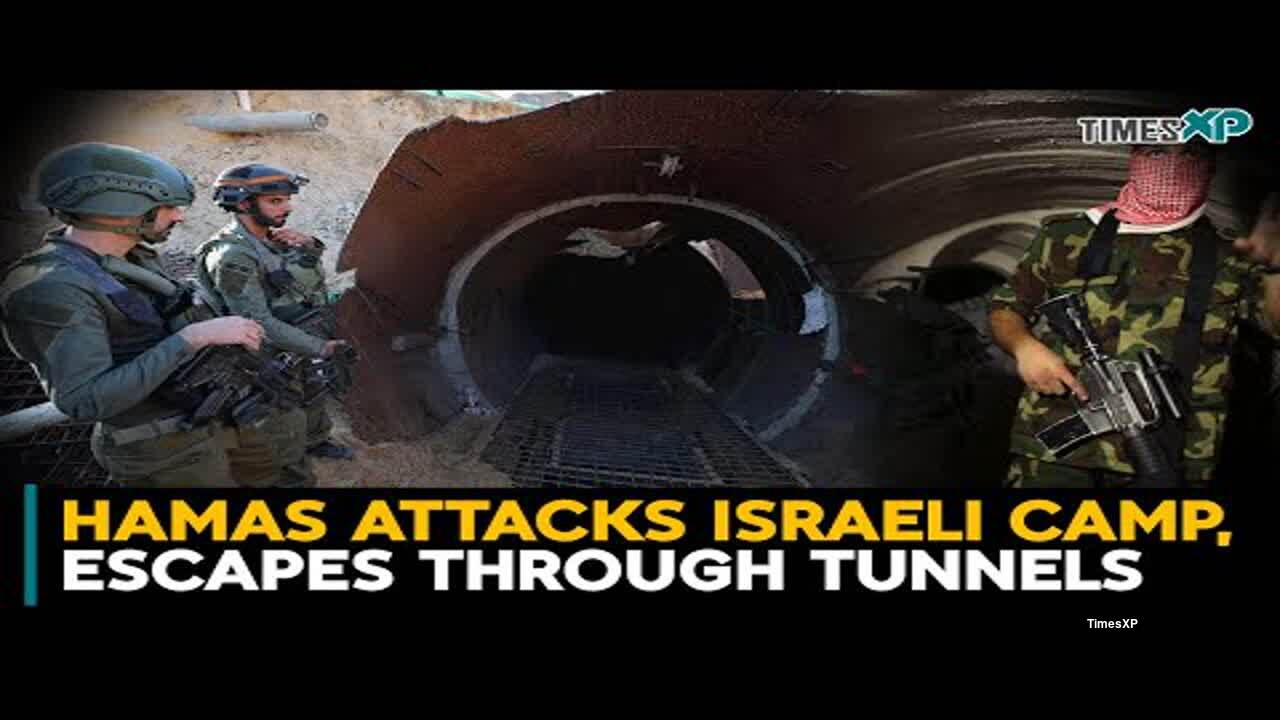 Hamas attacks Israel Camps then escapes through tunnels| Israel-Hamas War