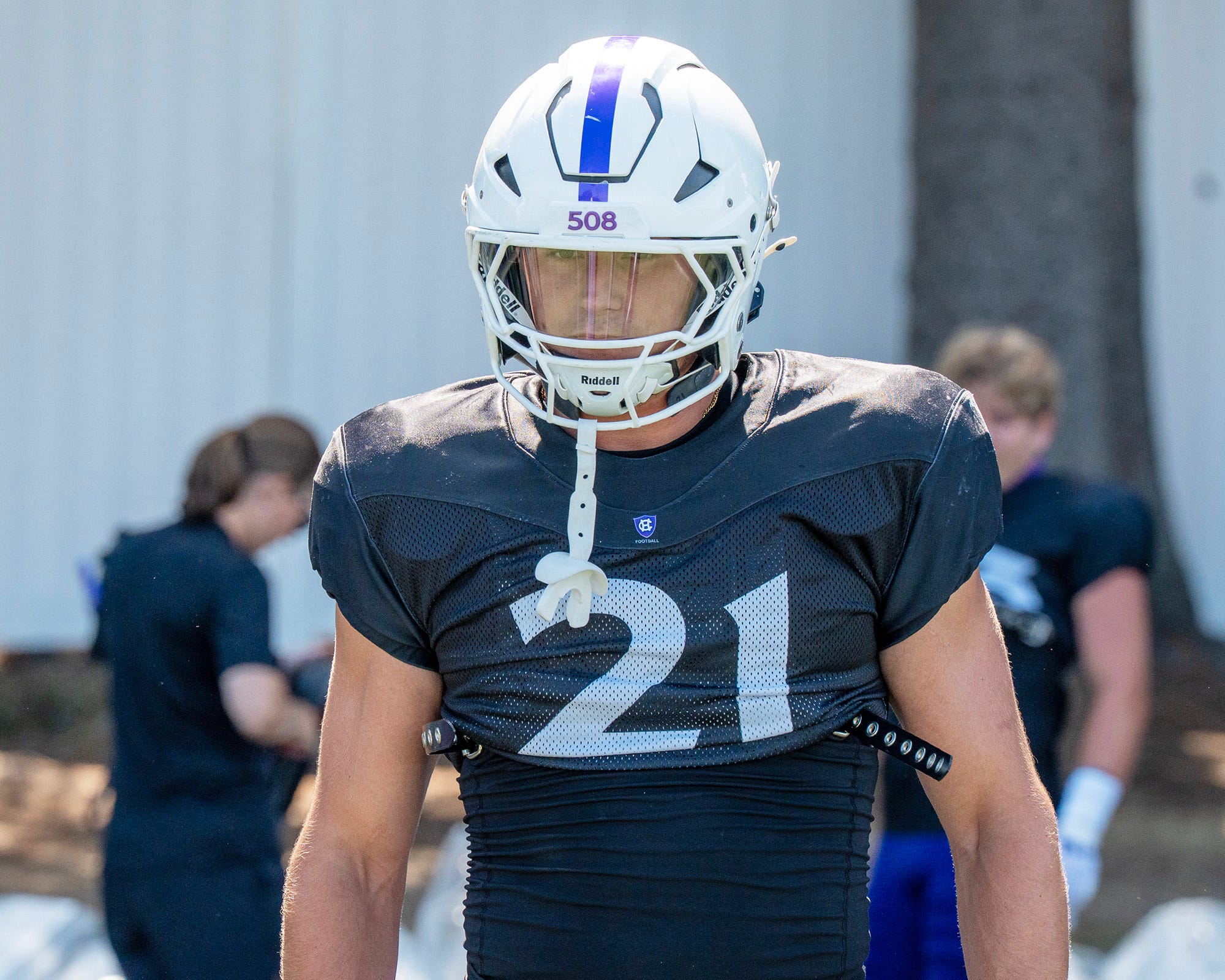 Passing the Mike: Holy Cross linebacker Cam Santee ready to make impact ...