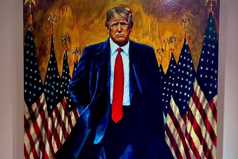 Trump's new White House portrait causes uproar over 'disturbing Satanic ...