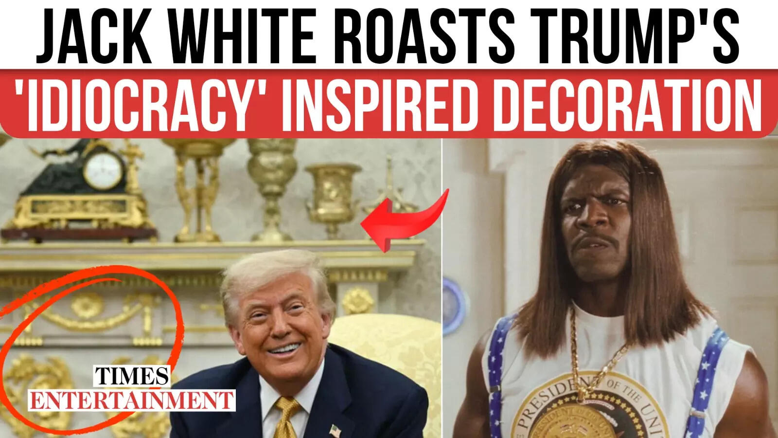 Jack White Slams Trump For 'Idiocracy' Style Golden Oval Office
