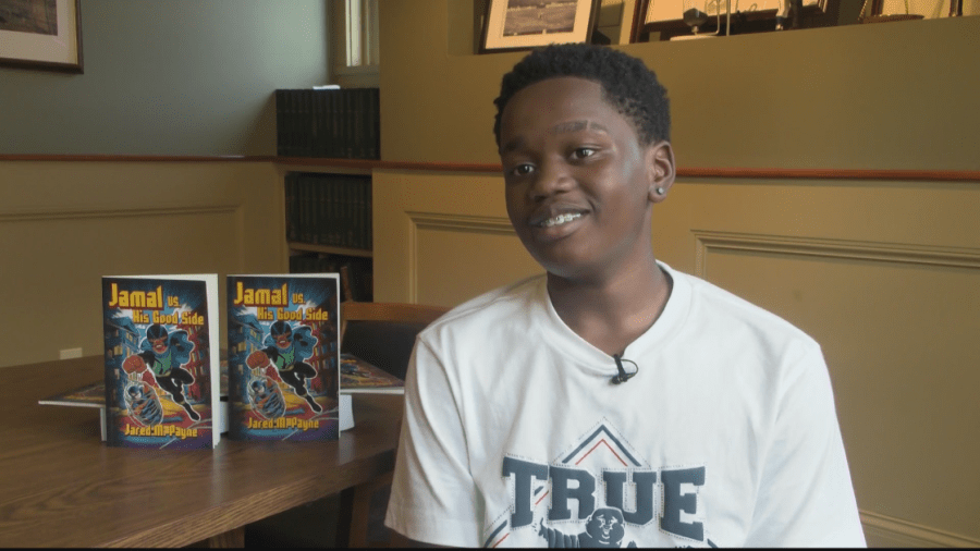 11-year-old writes, publishes superhero fiction book