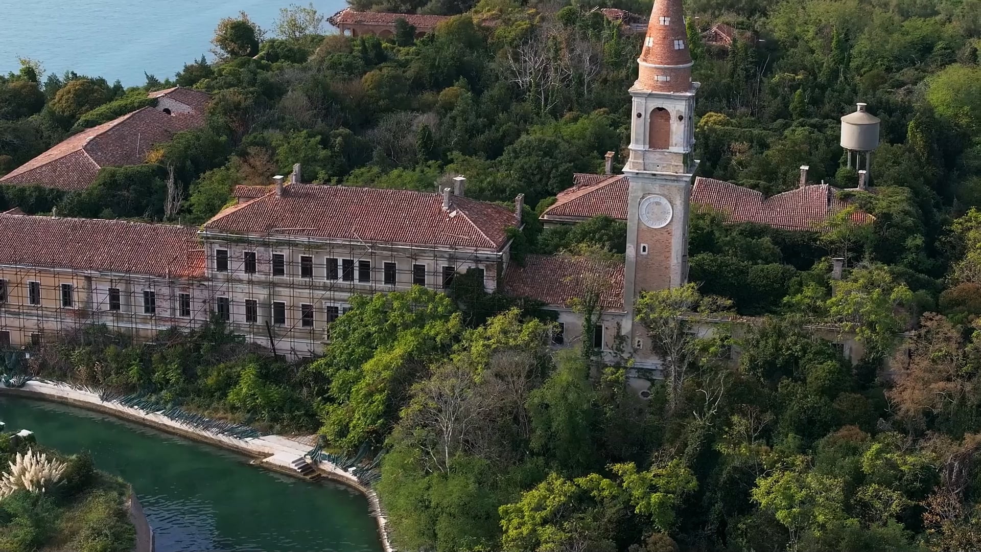 Drone Explores Poveglia: Venice's Haunted Plague Island of No Return