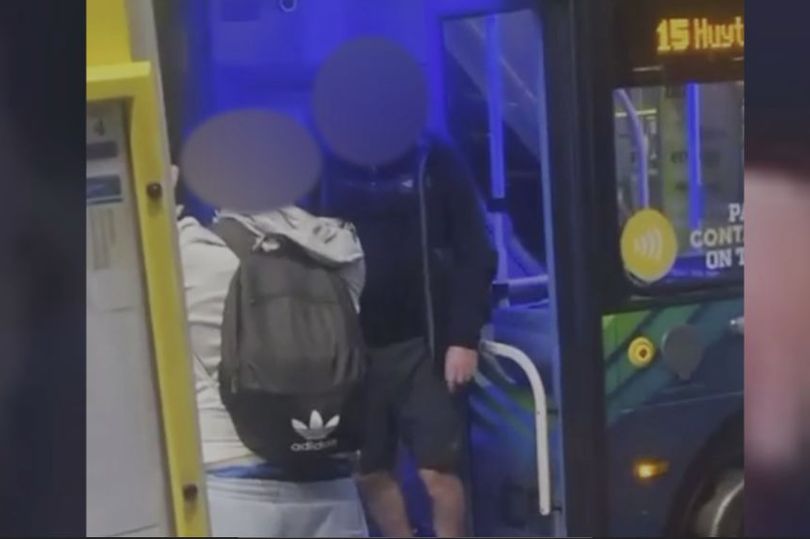 Man arrested after attack on bus in city centre