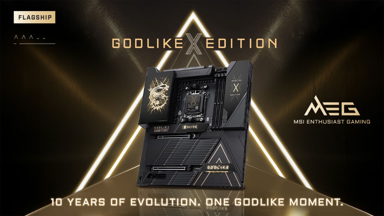 MSI is celebrating 10 years of Godlike extravagance with a gold-trimmed ...