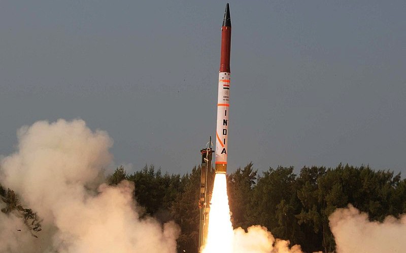 India successfully test-fires Agni-5 intermediate-range ballistic ...