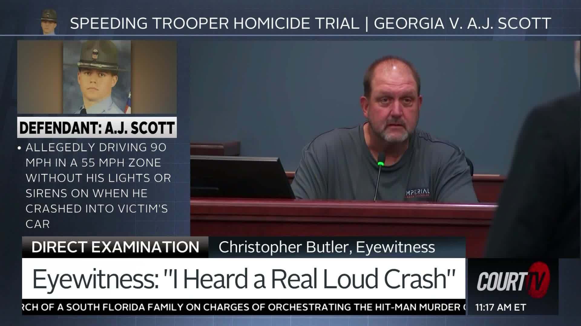 Speeding Trooper Homicide Trial: Jury Hears 911 Call from Crash Witness