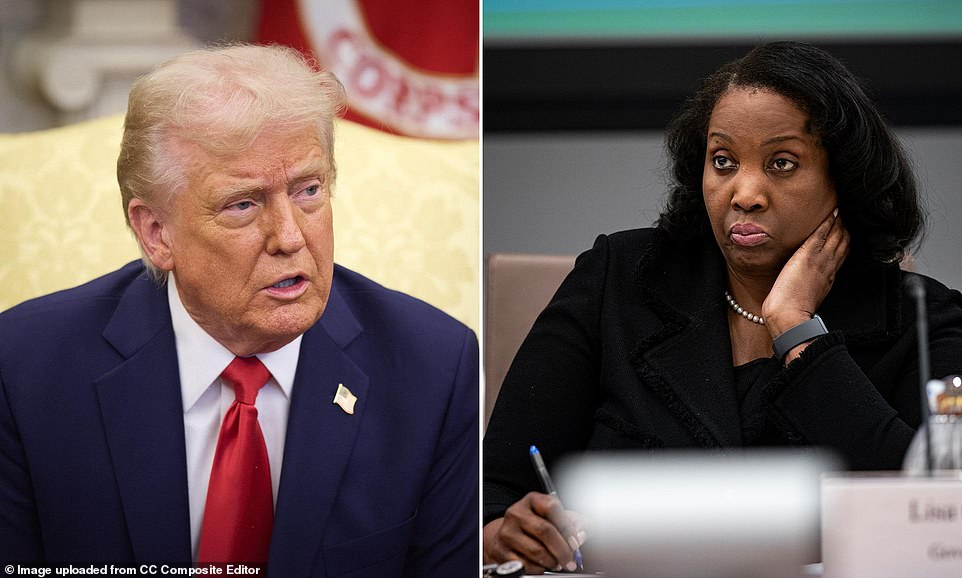 Trump calls on Fed Governor Cook to resign