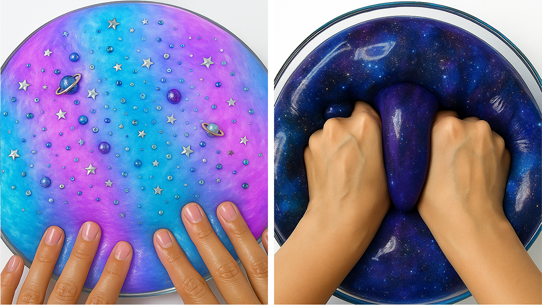 30 Minutes of Oddly Satisfying Colourful Slime ASMR | Relaxing When ...