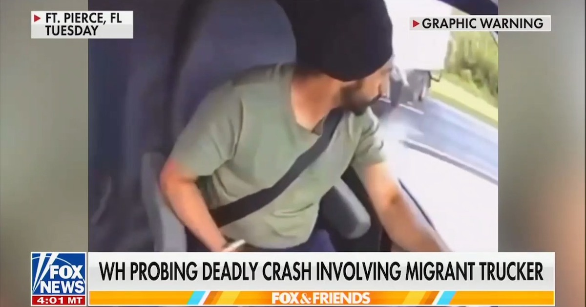 Trump’s DOT Finds Migrant Driver in Fatal Highway Crash Couldn’t ID ...