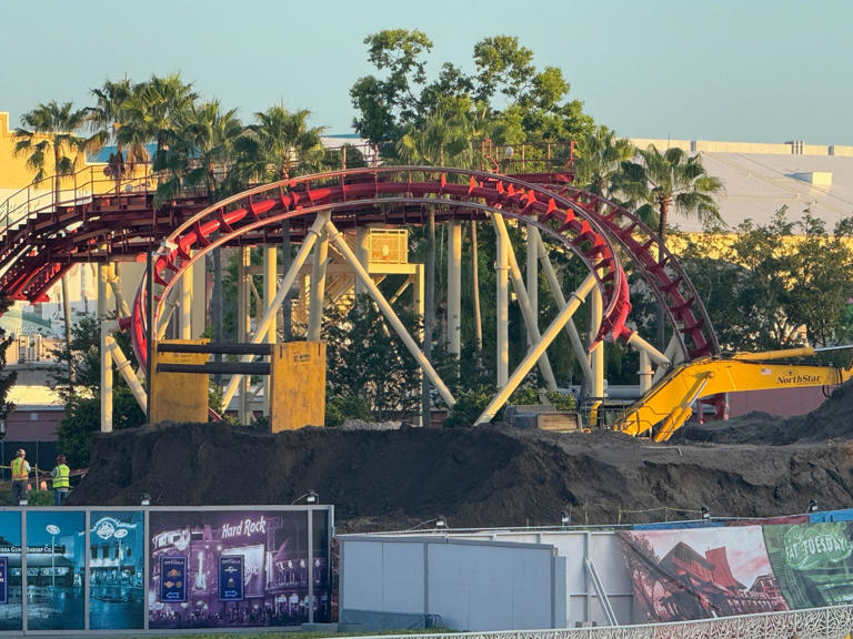 Hollywood Rip Ride Rockit Demolition Begins