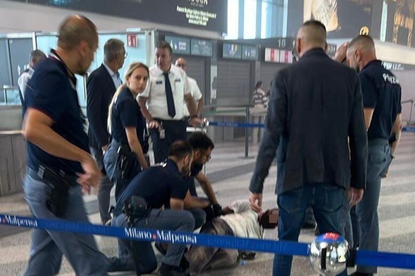 Milan Malpensa Airport 'evacuated' as hammer-wielding passenger sets ...