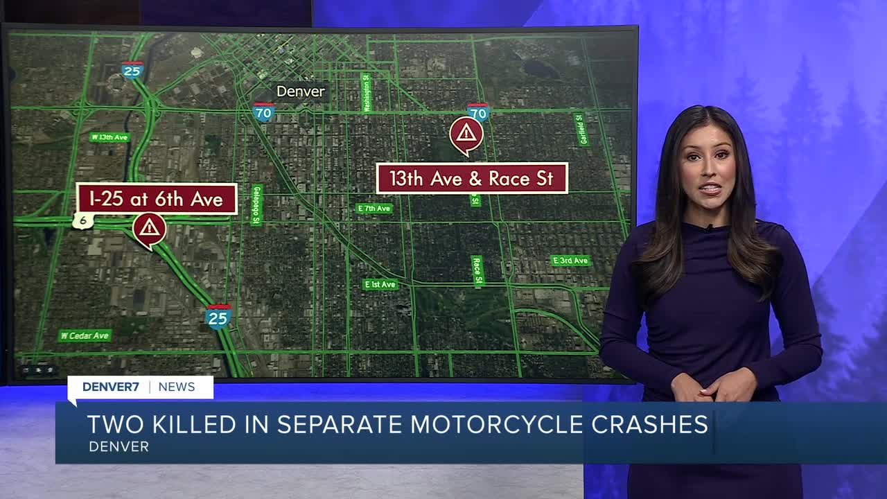Two people killed in separate motorcycle crashes Tuesday night