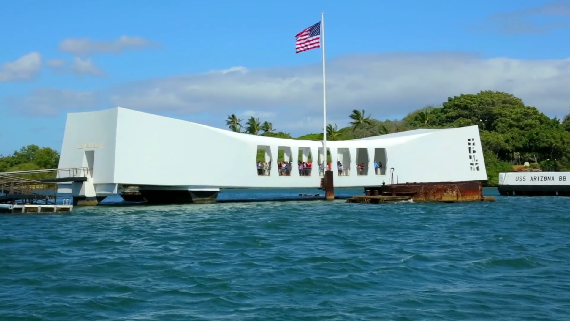 Pearl Harbor: Drone Flight Over Oʻahu's WWII Memorial