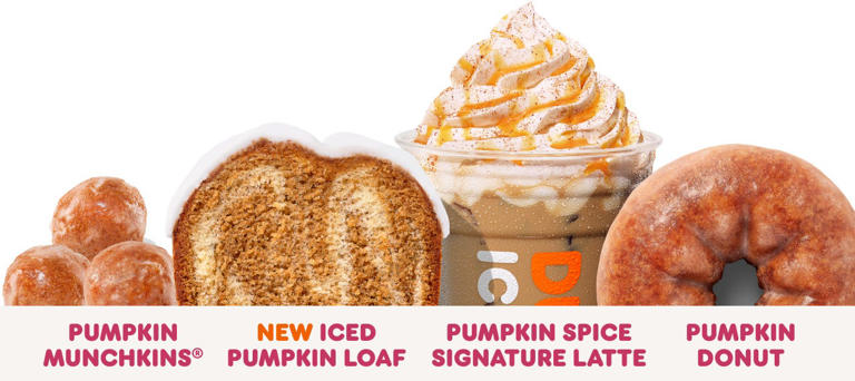 Is pumpkin out at Dunkin' today? See Dunkin' Fall menu 2025, new cereal ...