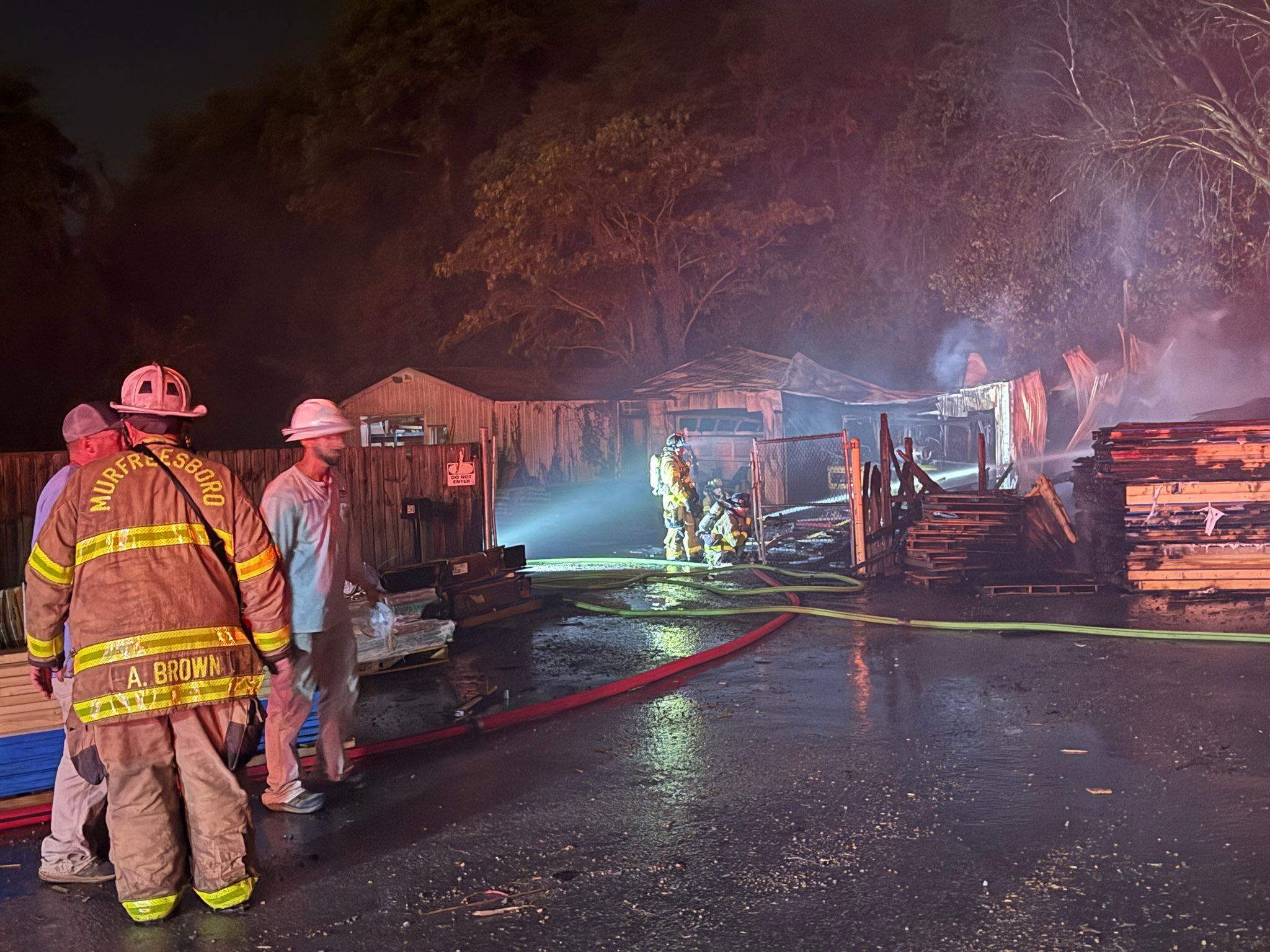 Structure fire causes ‘several explosions’ and roads to close in ...