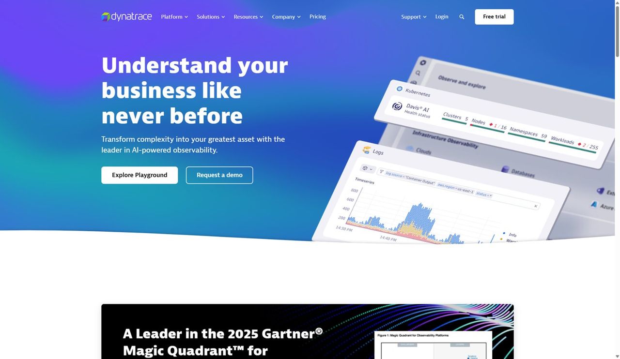 I tried Dynatrace, a comprehensive and advanced observability platform ...