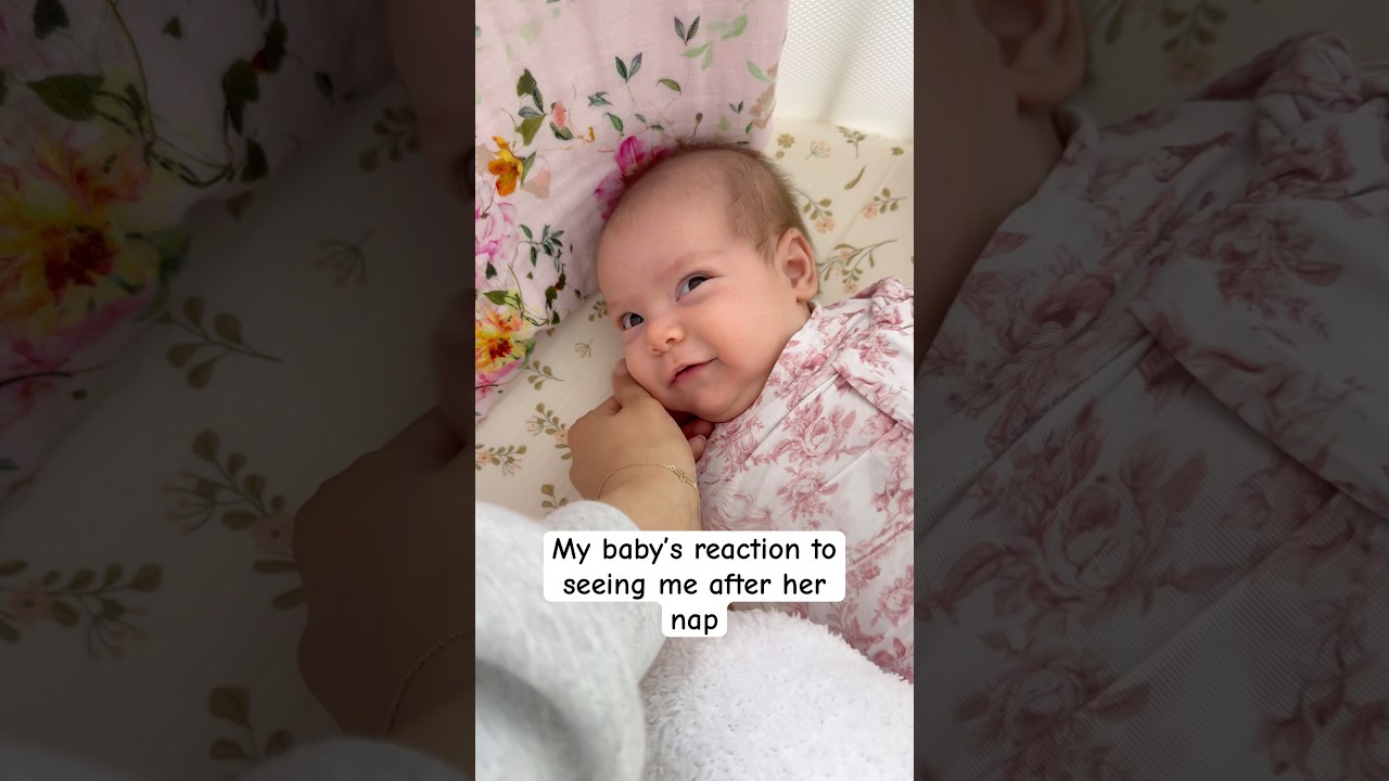 Tender Moment: Baby Sees Mama After Her Nap