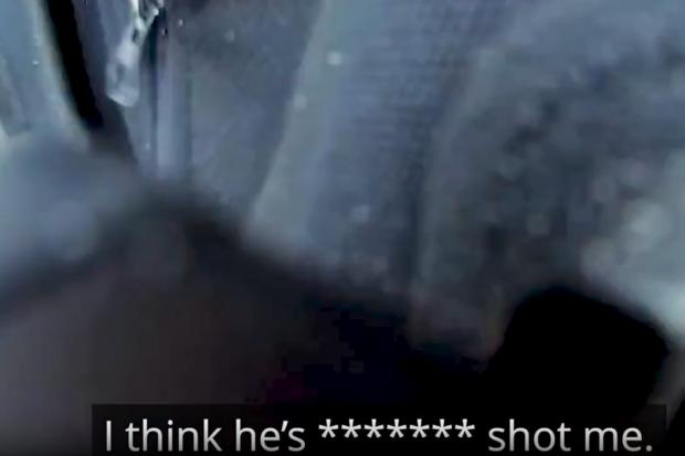 WACTH: Footage released of police officer getting shot by crossbow attacker