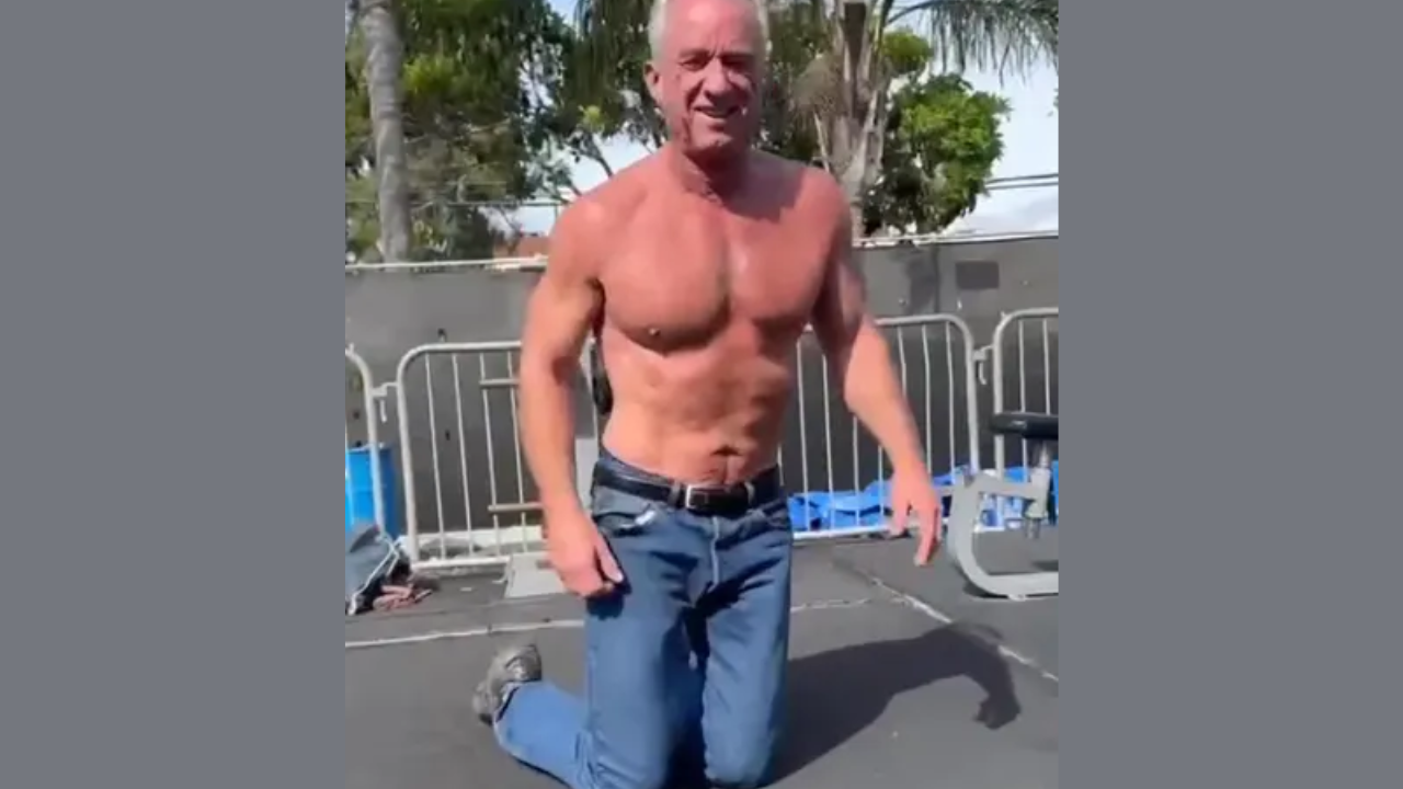 RFK Jr explains why he wears jeans during workout and the internet can ...