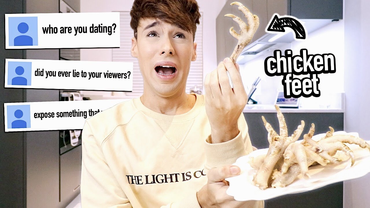 Eating my least favorite foods while revealing deep personal secrets
