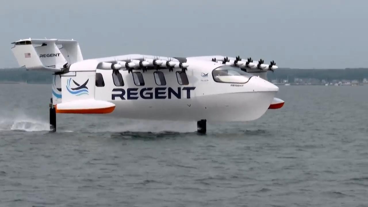 Electric flying boat that skims the water sparks global commercial and ...