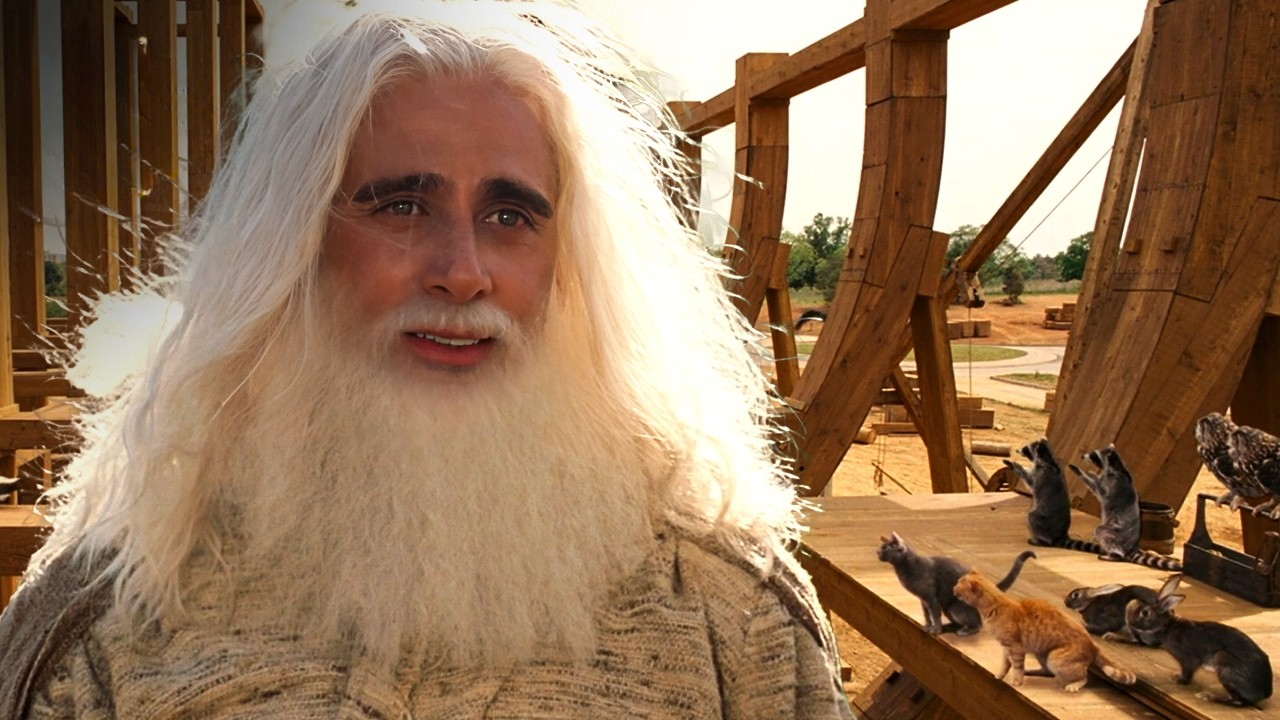 Evan Baxter Starts Building the Ark (Steve Carell) (Funny Scene) Evan ...