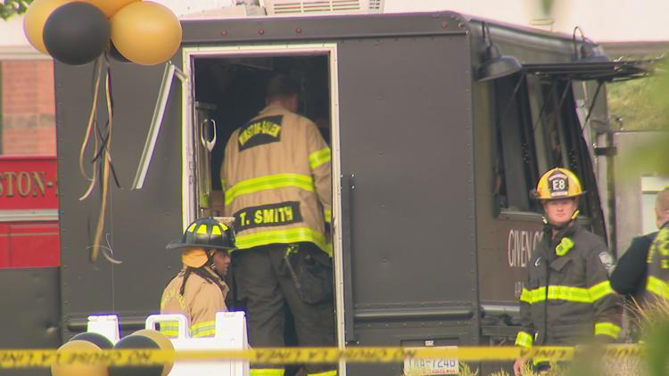 Coffee truck explodes outside Joel Coliseum, several injured