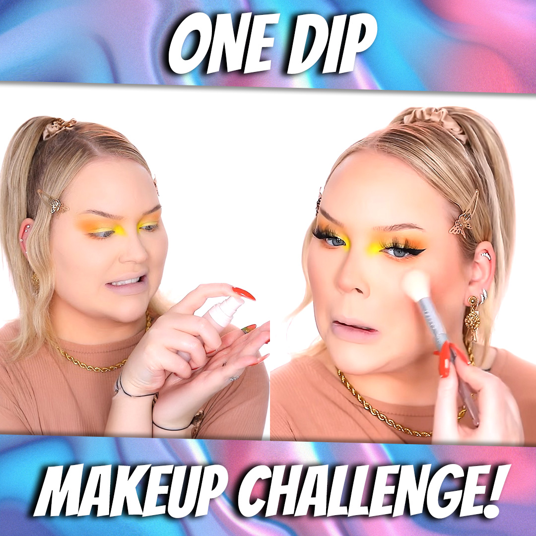 One Dip Makeup Challenge｜NikkieTutorial