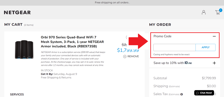 Netgear Promo Codes for short_month 2025