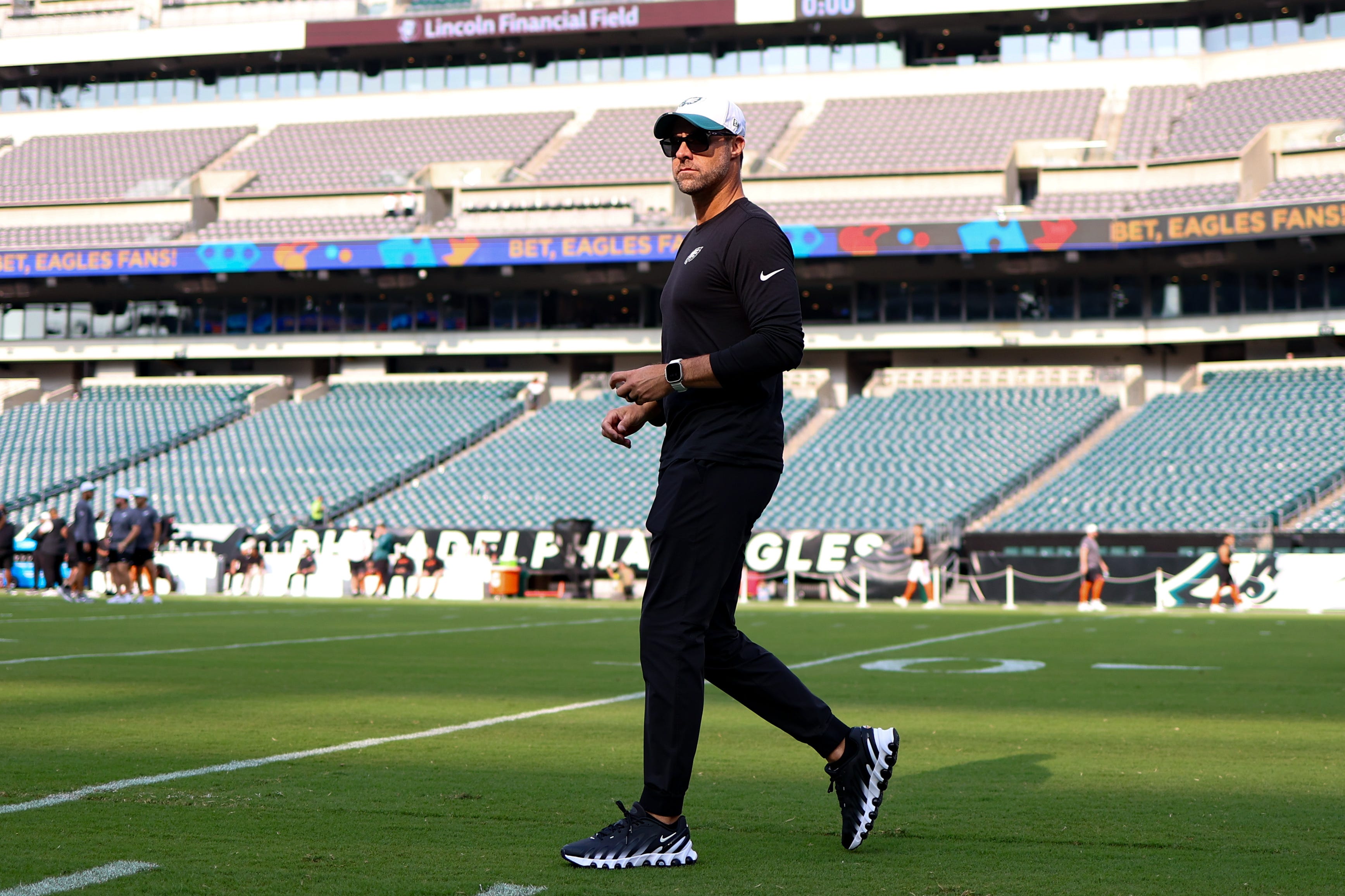 Eagles head coach Nick Sirianni raves about OC Kevin Patullo and new ...
