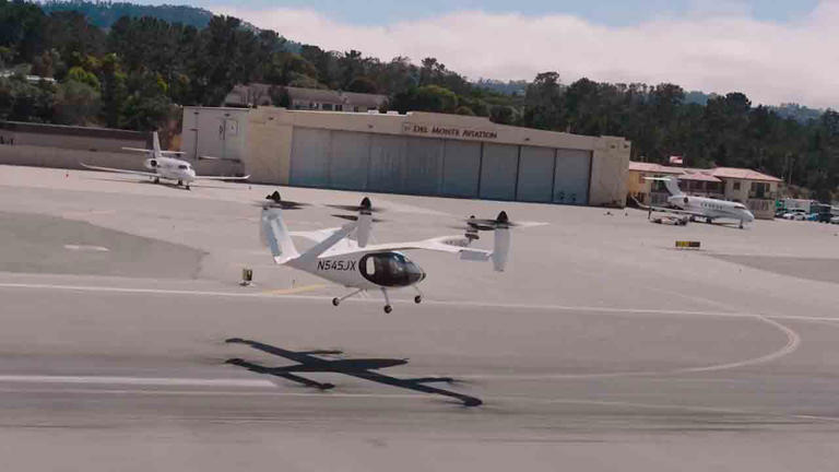 Joby completes the first piloted eVTOL air taxi flight between two ...