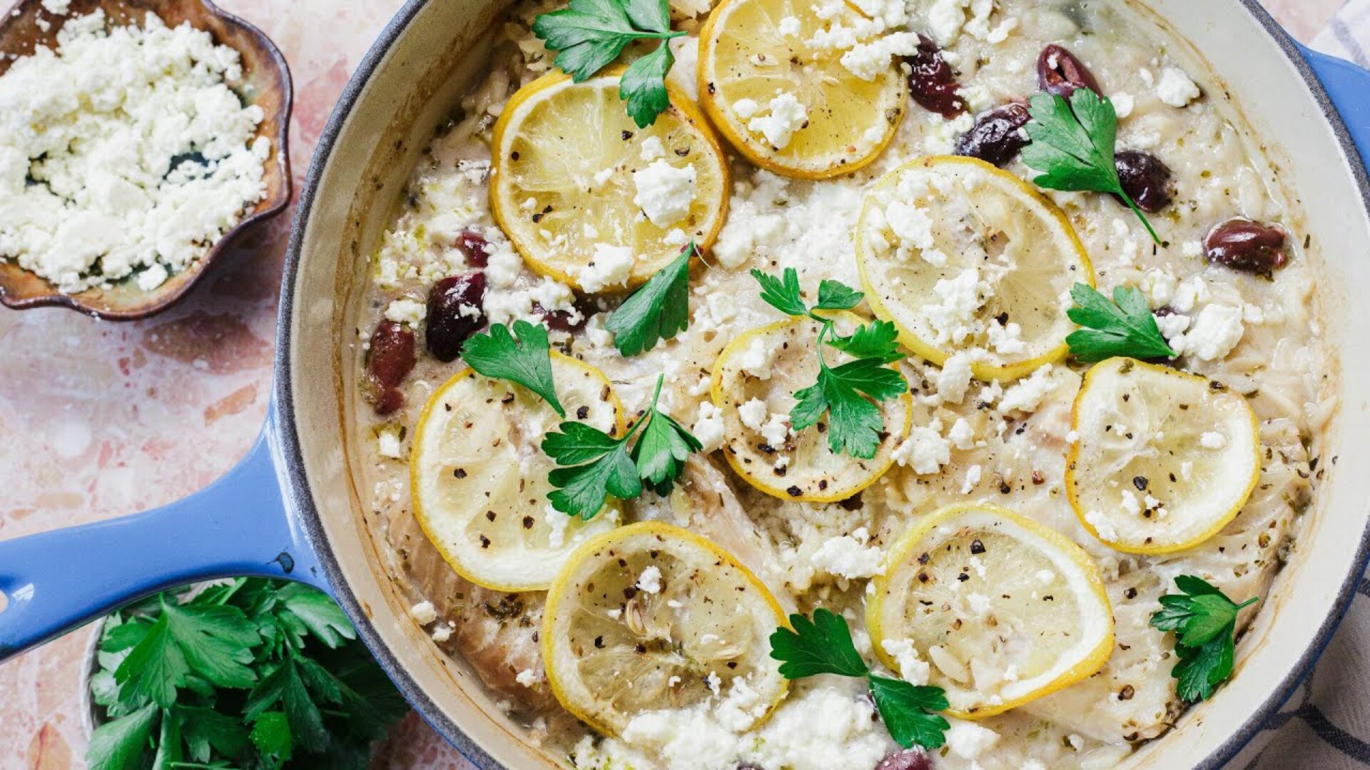 Our 1-Pot Baked Fish With Lemon And Orzo Recipe Is Perfect For Weeknights