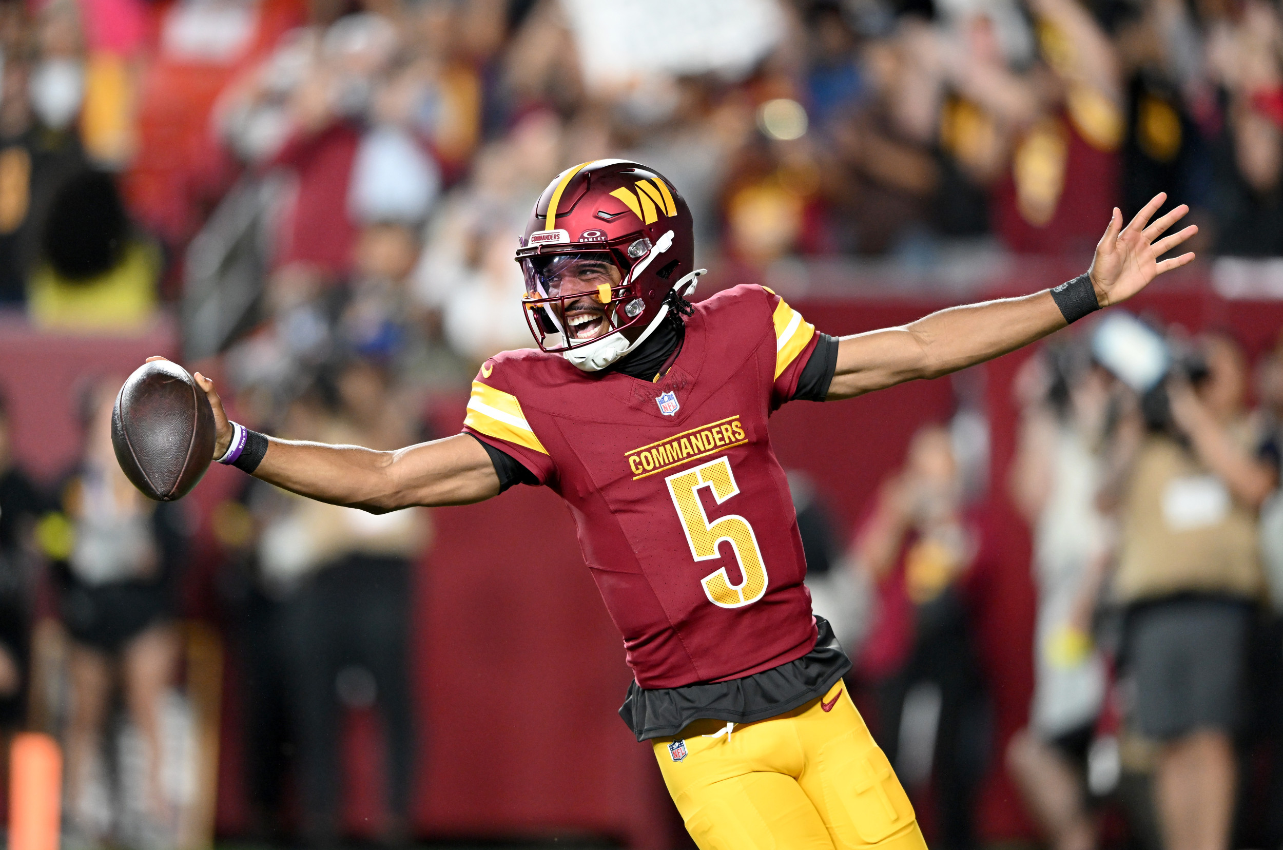 Commanders QB Jayden Daniels Ranked Among NFL's Top Young Stars