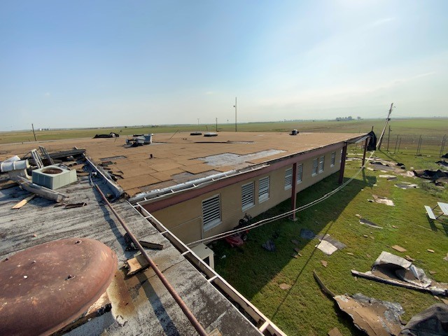 Severe weather causes damage at Parchman prison