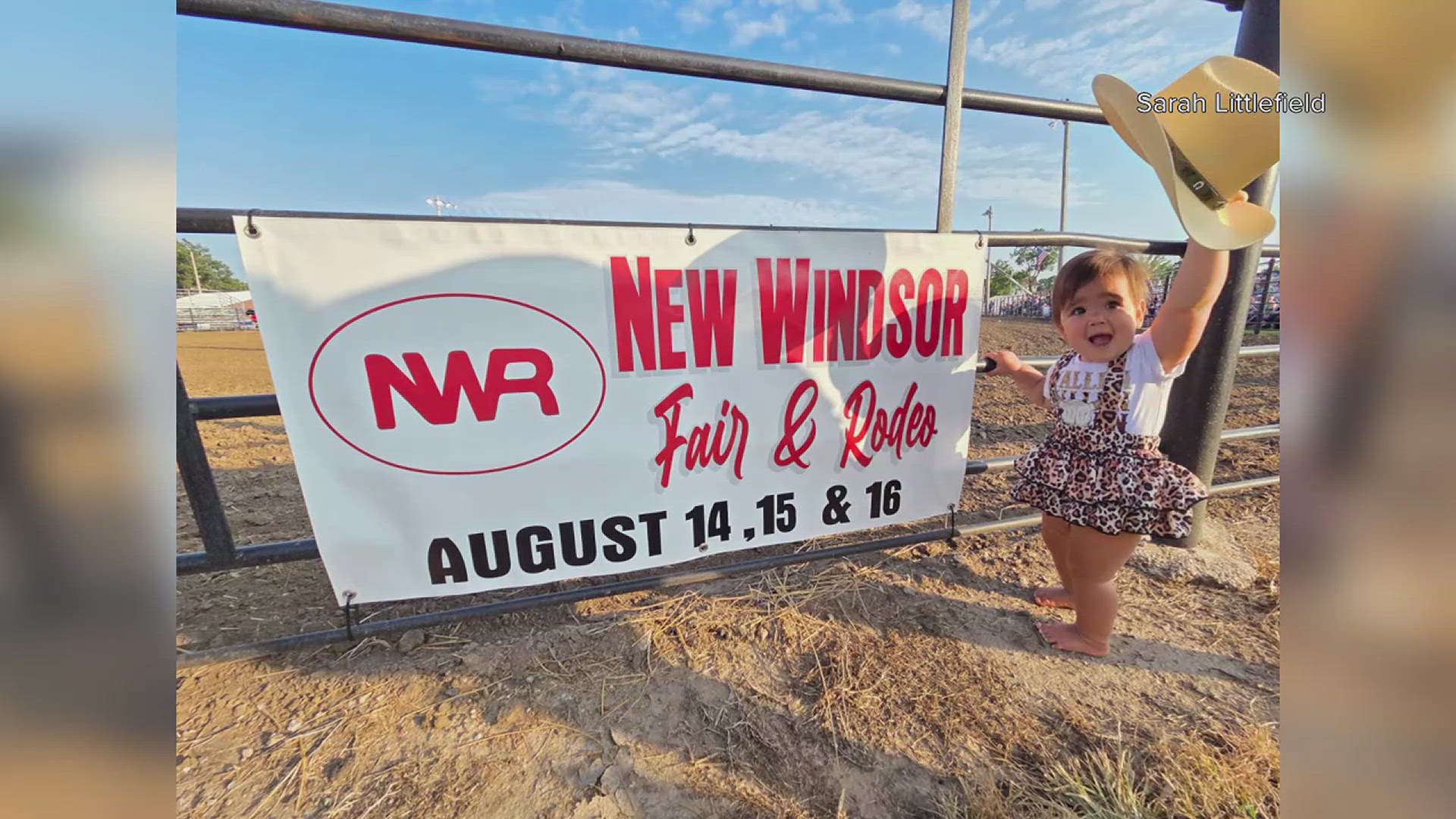 Child captures hearts at New Windsor Rodeo