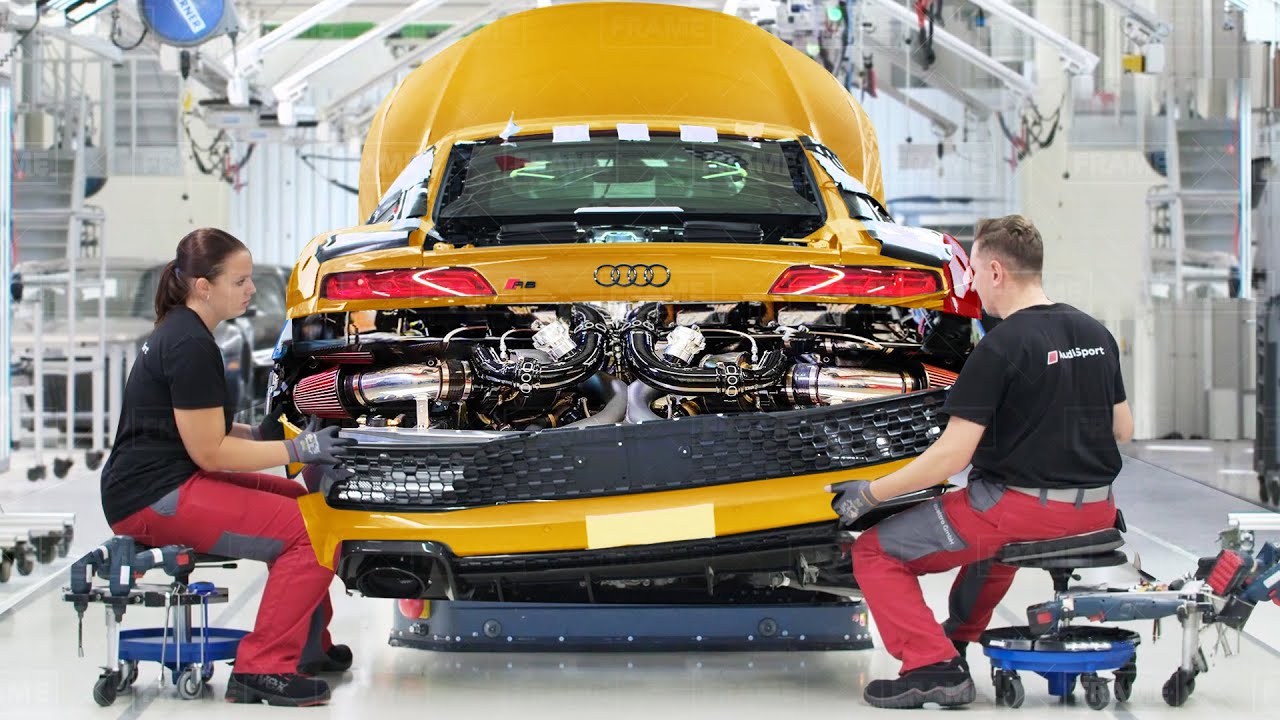 Exploring the production line of Germany's premier supercar factory for ...