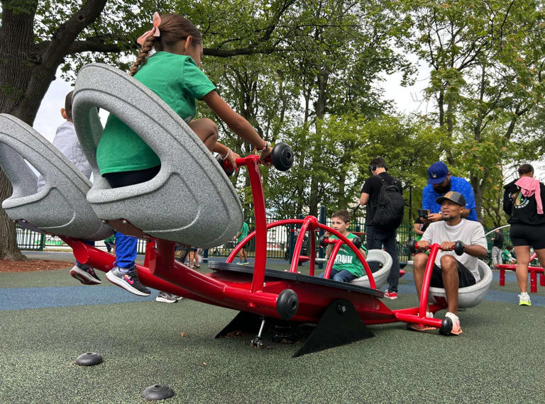 ‘Gronk Playground’ opens in Boston, a longtime dream of the beloved ...