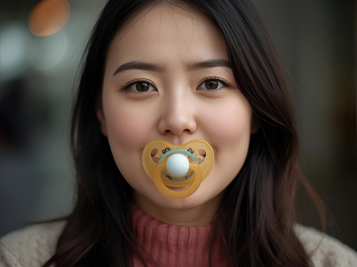 ¿Por qué los adultos en China usan chupones para aliviar el estrés?