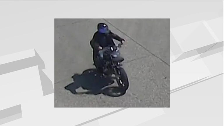 Valley City Police share photo in search for motorcycle driver