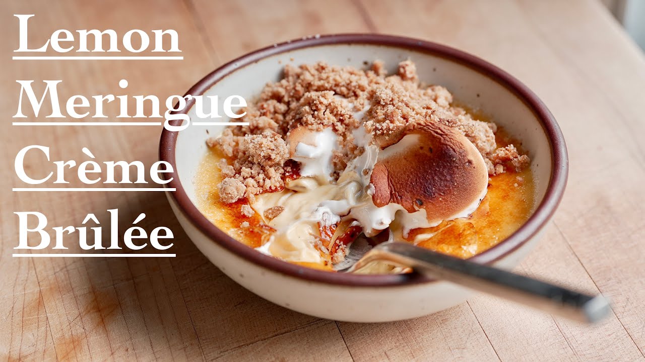 Lemon Meringue Creme Brulee