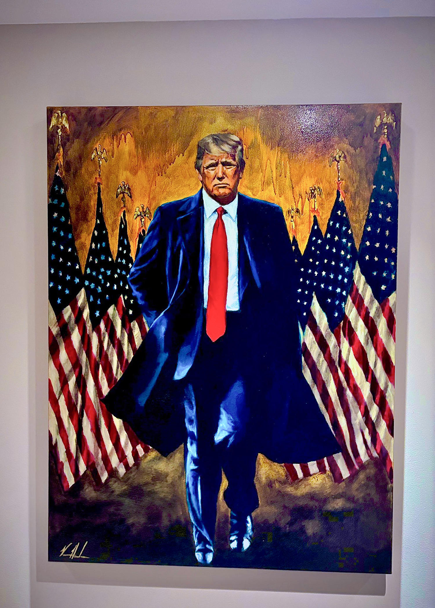 Donald Trump's new White House portrait makes perfect sense