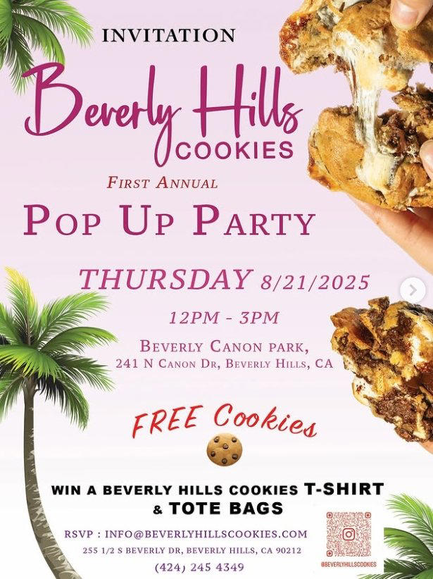 1ST ANNUAL BEVERLY HILLS COOKIES POP-UP PARTY, LA