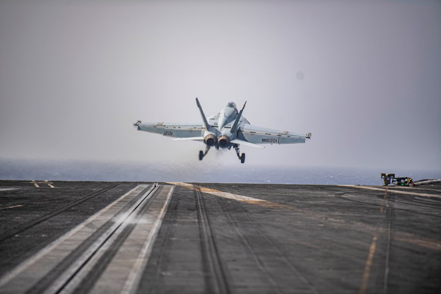 Navy pilot rescued after ejecting from jet off Virginia coast