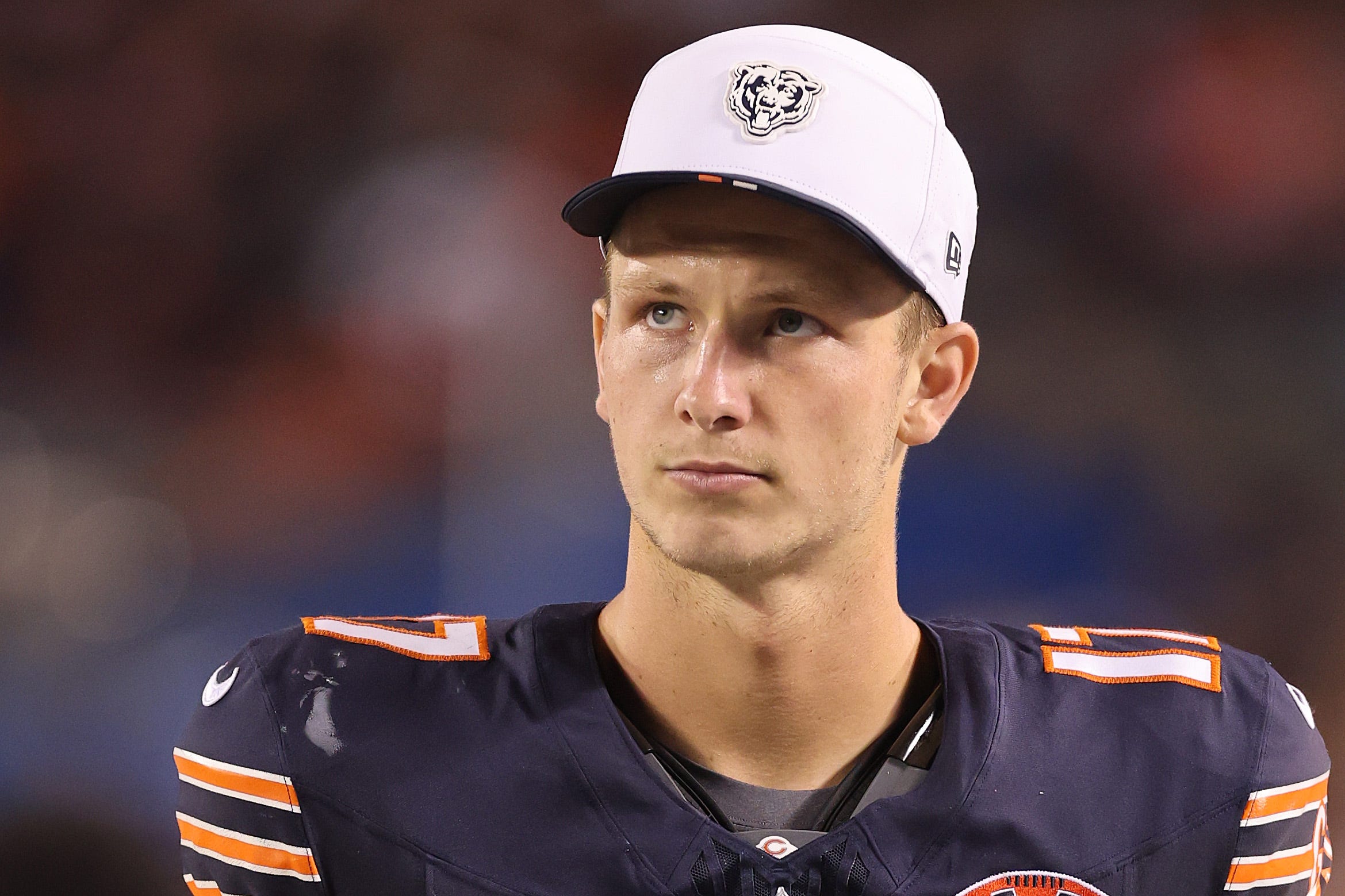 Bears QB Tyson Bagent gets emotional talking about contract extension