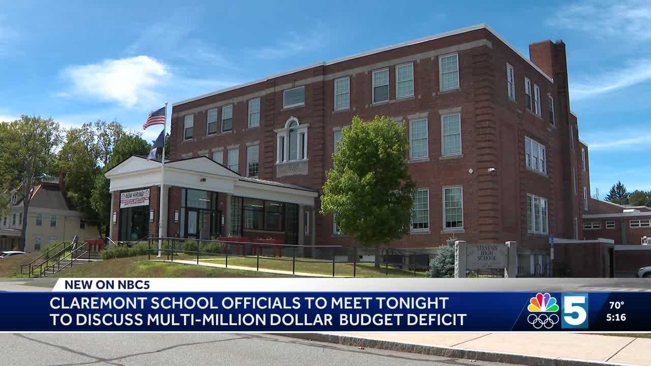 Claremont School District officials to discuss 'massive' budget deficit