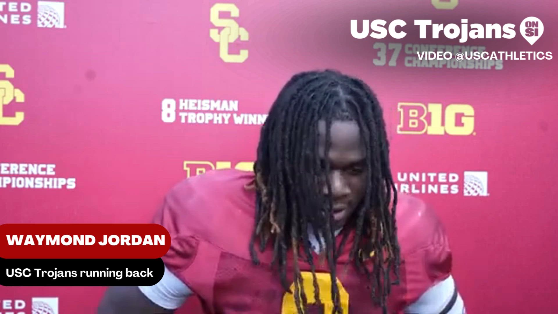 USC Trojans running back Waymond Jordan discusses how the Trojans ...