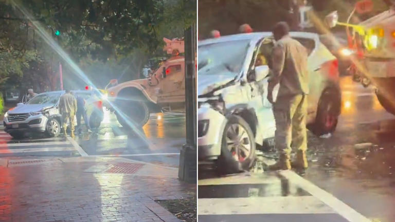Evening Brief: National Guard Vehicle Collides with Civilian Car ...