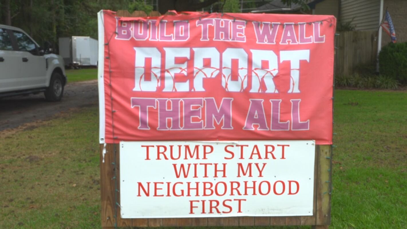 Social media calls out Pitt County deportation sign targeting neighborhood