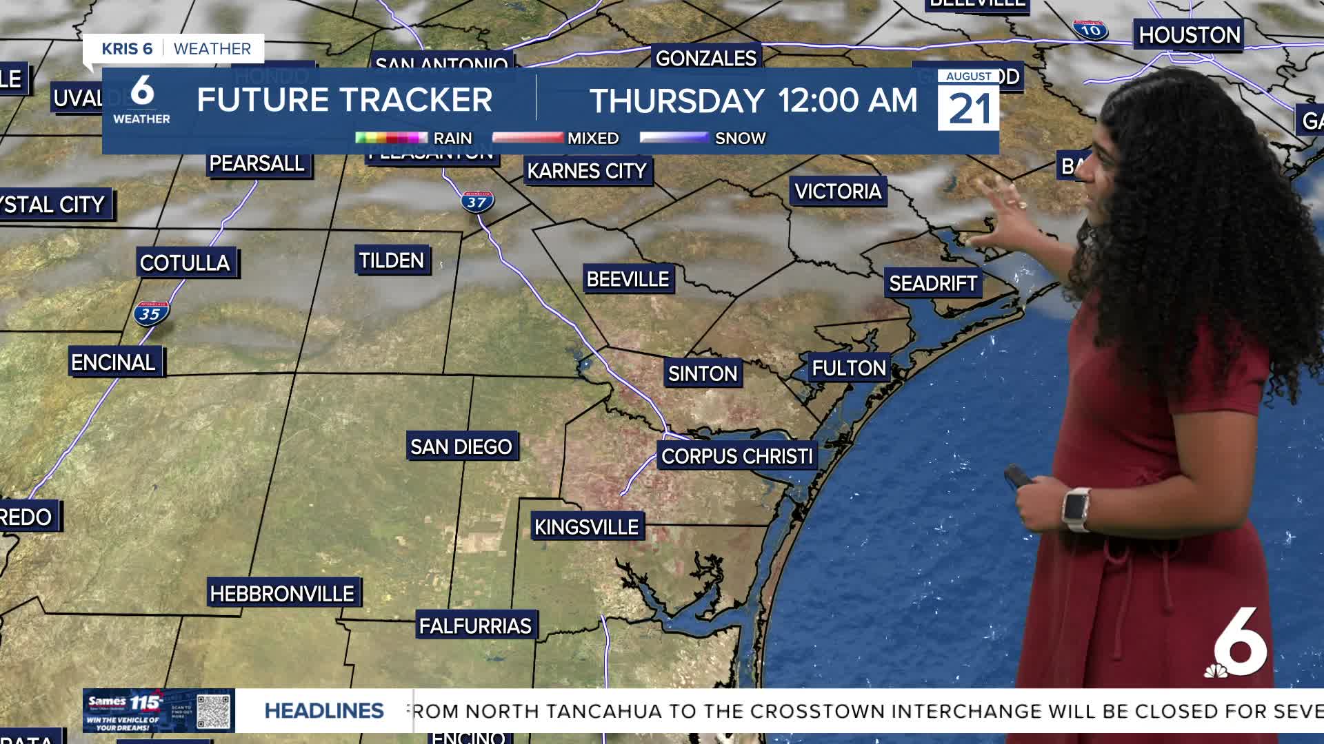Passing showers today, better rain chances Thursday into the weekend
