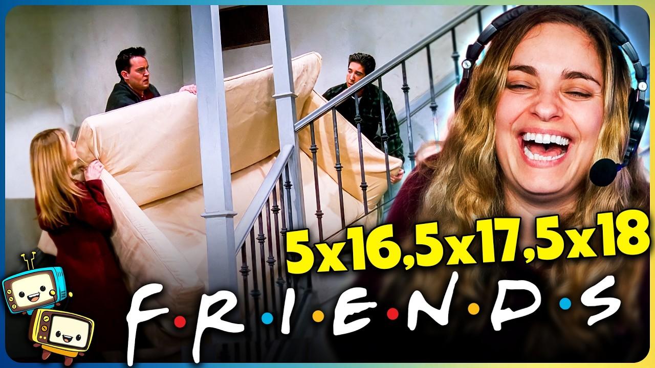 Friends (1998) Season 5 Episodes 5x16, 5x17 & 5x18 Reaction! | First ...